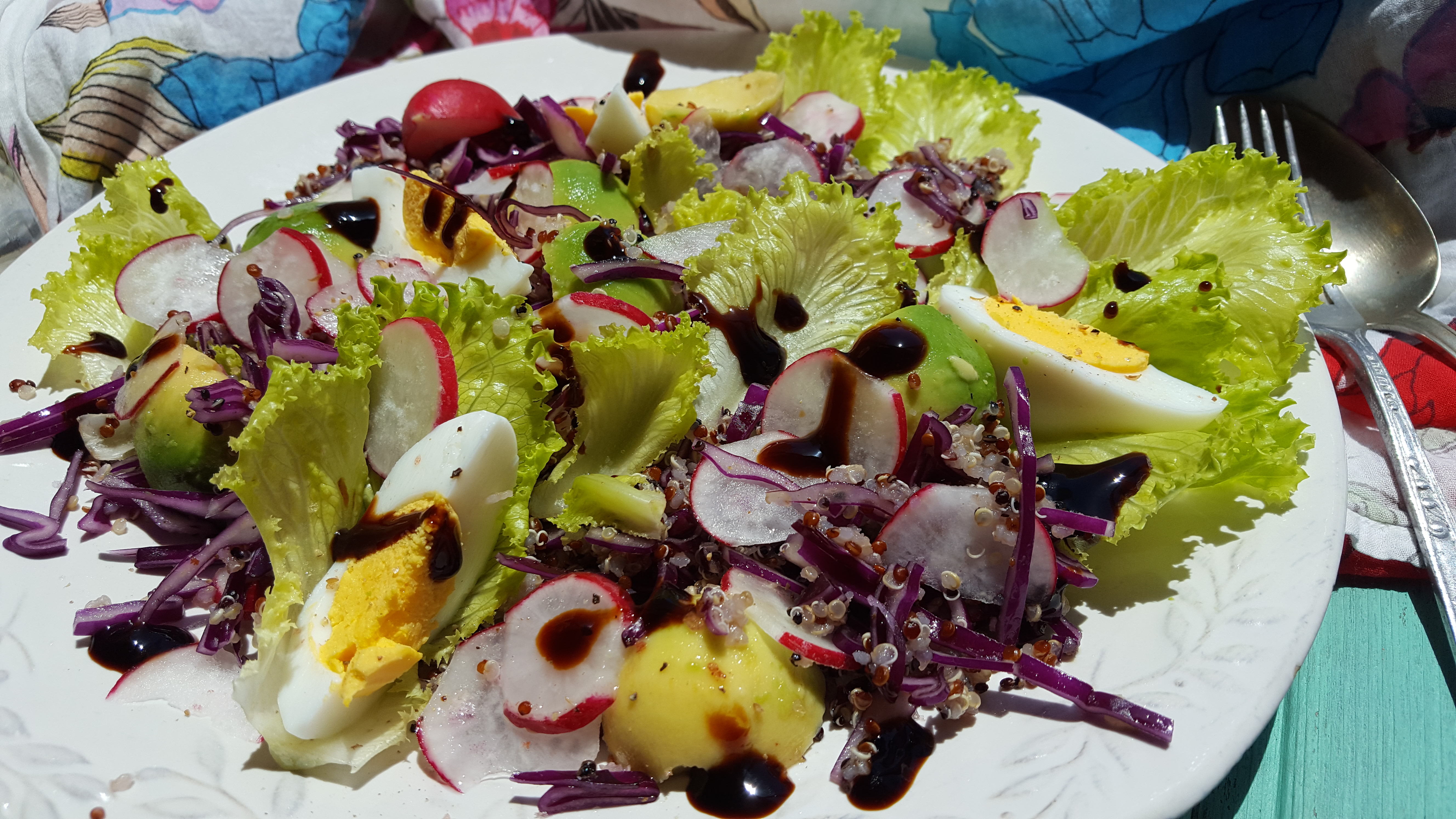 salada quinoa e couve roxa 1 - Deliciosa Paparoca