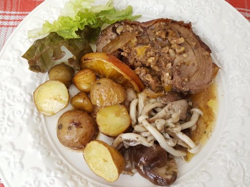 Roti de peru recheado