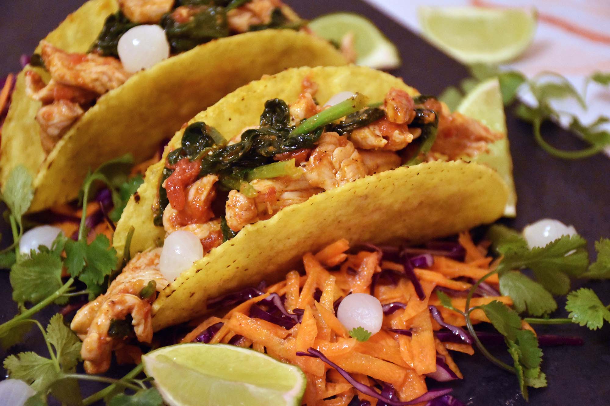 Tacos de peru com especiarias - Deliciosa Paparoca
